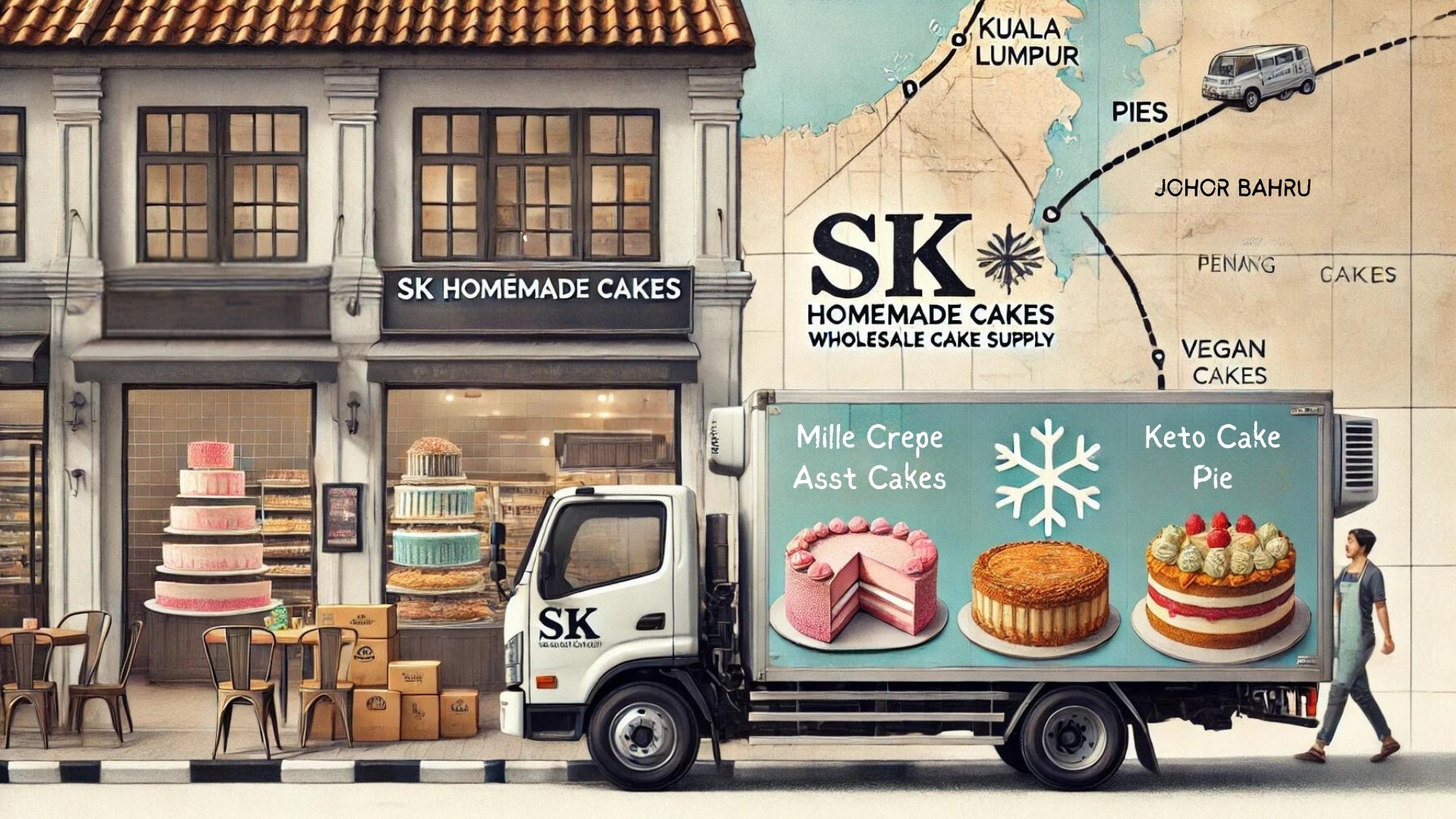 Wholesale Cake Supply by SK Homemade Cakes: Your Partner for Premium D