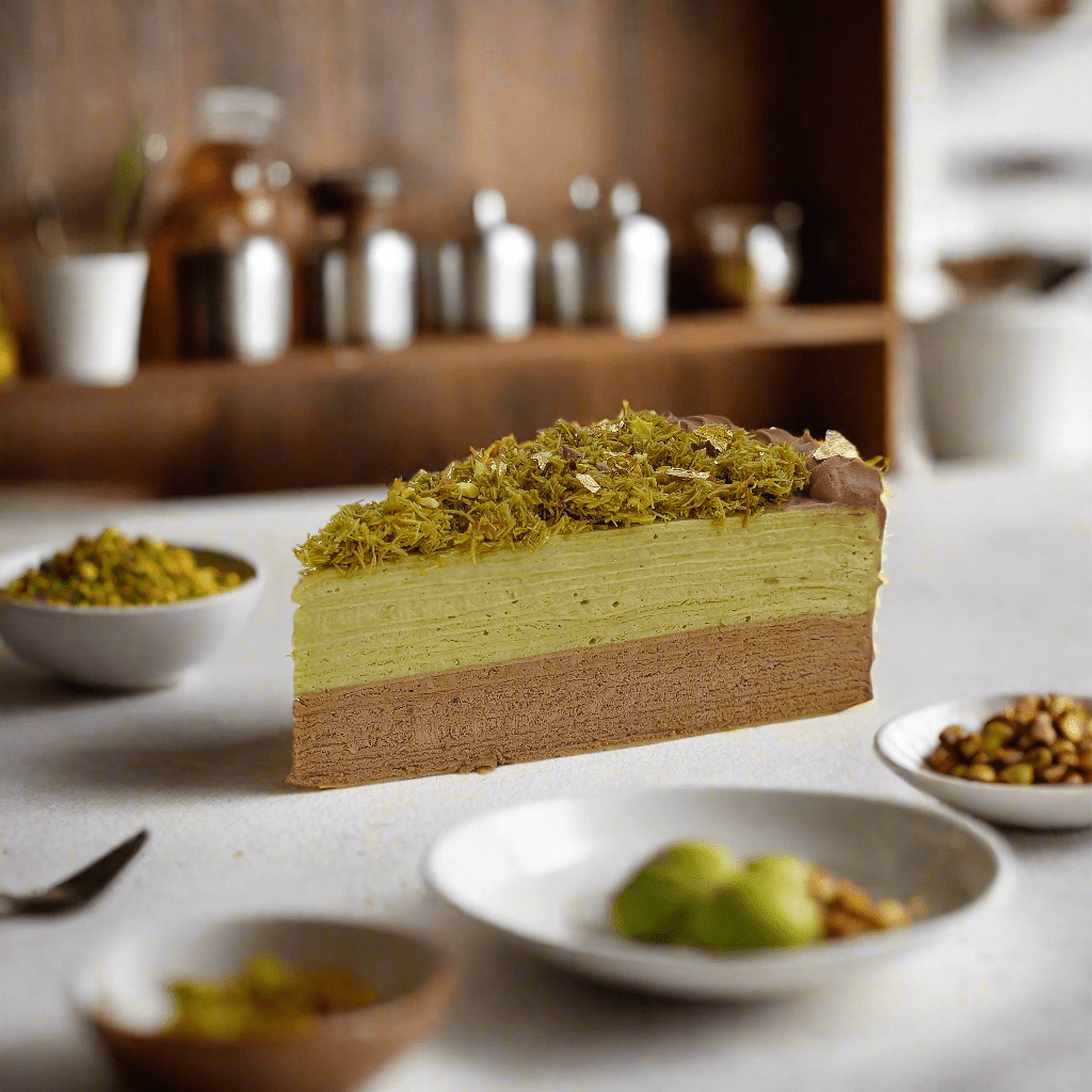 Dubai Chocolate Mille Crepe - Whole Cake (5days Pre-order) - SK ...