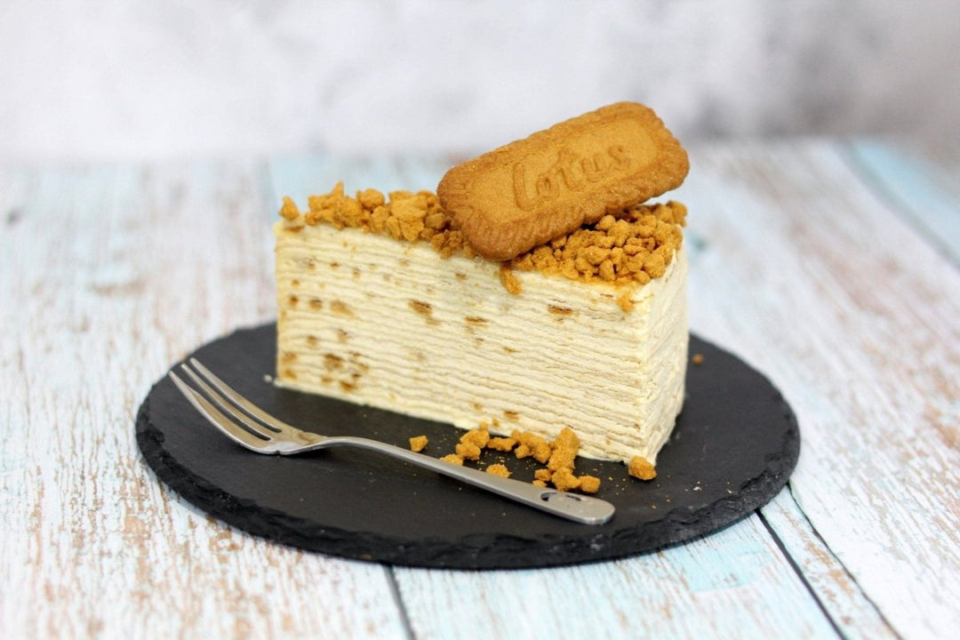NEW! Lotus Biscoff Mille Crepes 1pc Slice Cake (Available Daily) - SK ...